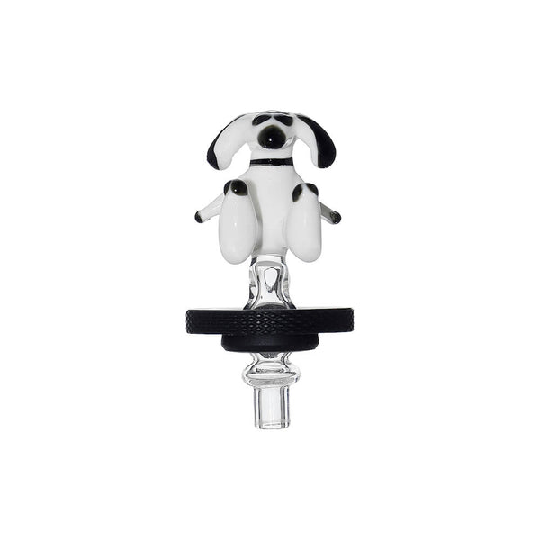 HANDMADE DOG GLASS CARB CAP FOR DR.DABBER SWITCH 2 | DANK BANGER